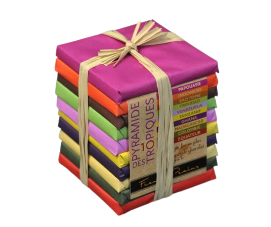 François Pralus Dark Chocolate Pyramid | World Wide Chocolate