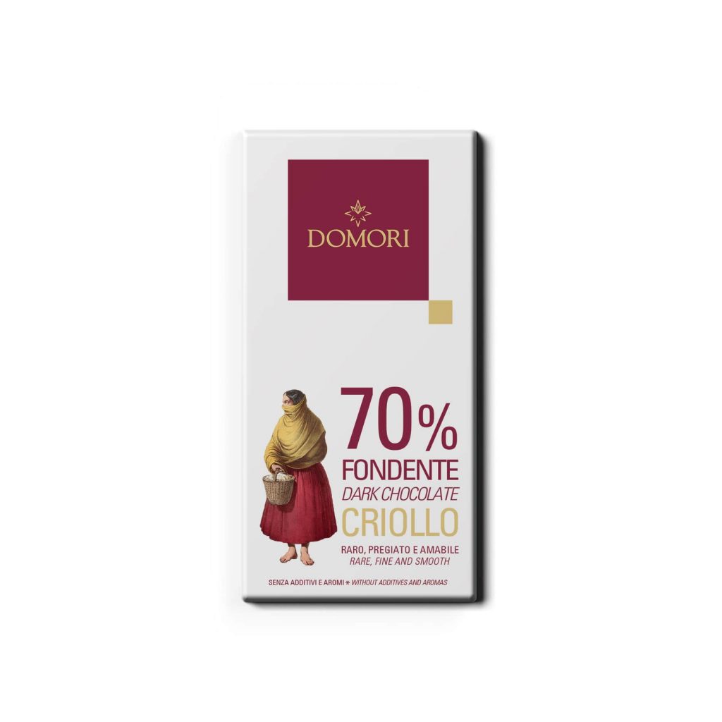 Domori Fondente Criollo Blend 70% Dark Chocolate Bar | World Wide Chocolate
