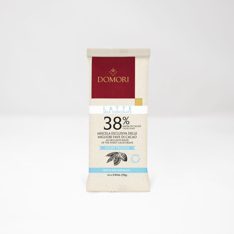 Domori Latte 38% Milk Chocolate Bar | World Wide Chocolate