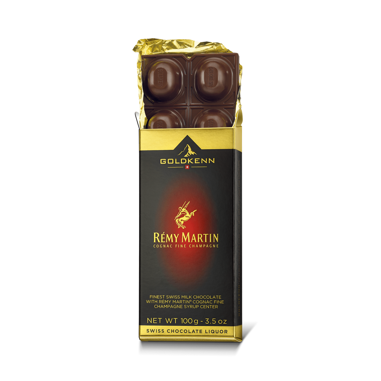 Goldkenn® 37% Milk Chocolate Bar with Rémy Martin® Cognac Fine ...