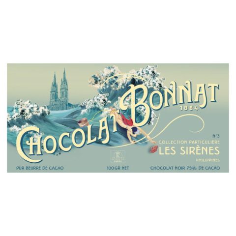 Chocolate Bonnat Les Sirènes Philippines 75% Dark Chocolate Bar | World ...
