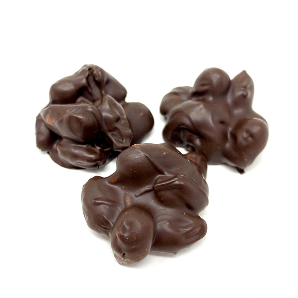 Guittard Almond-Ginger Chocolate Clusters | World Wide Chocolate