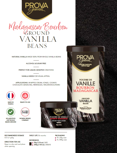 Prova Gourmet Madagascar Bourbon Pure Ground Vanilla Powder (200g ...