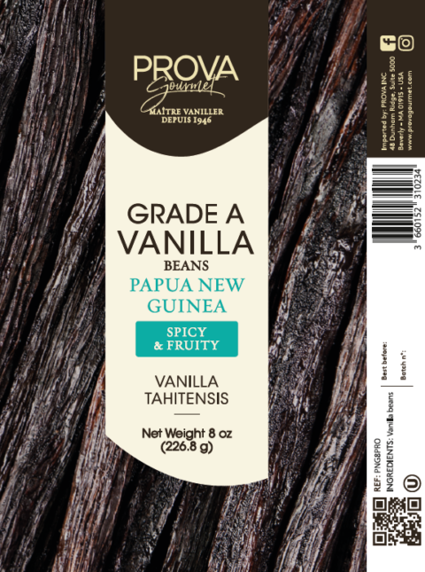 Prova Gourmet Grade A Papua New Guinea Vanilla Beans (4oz) | World Wide ...