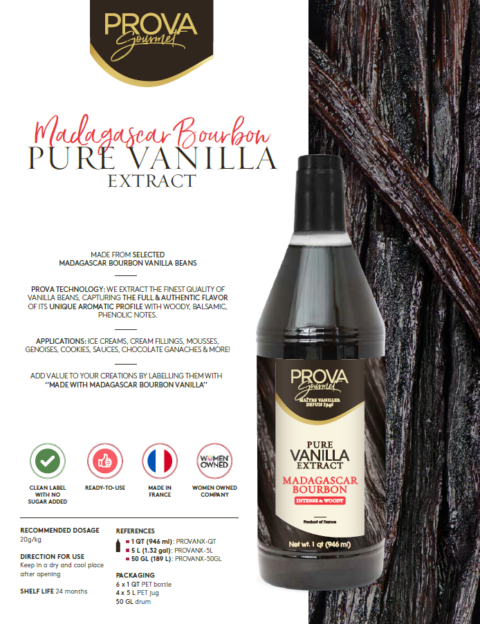 Prova Gourmet Madagascar Bourbon Vanilla Extract | World Wide Chocolate